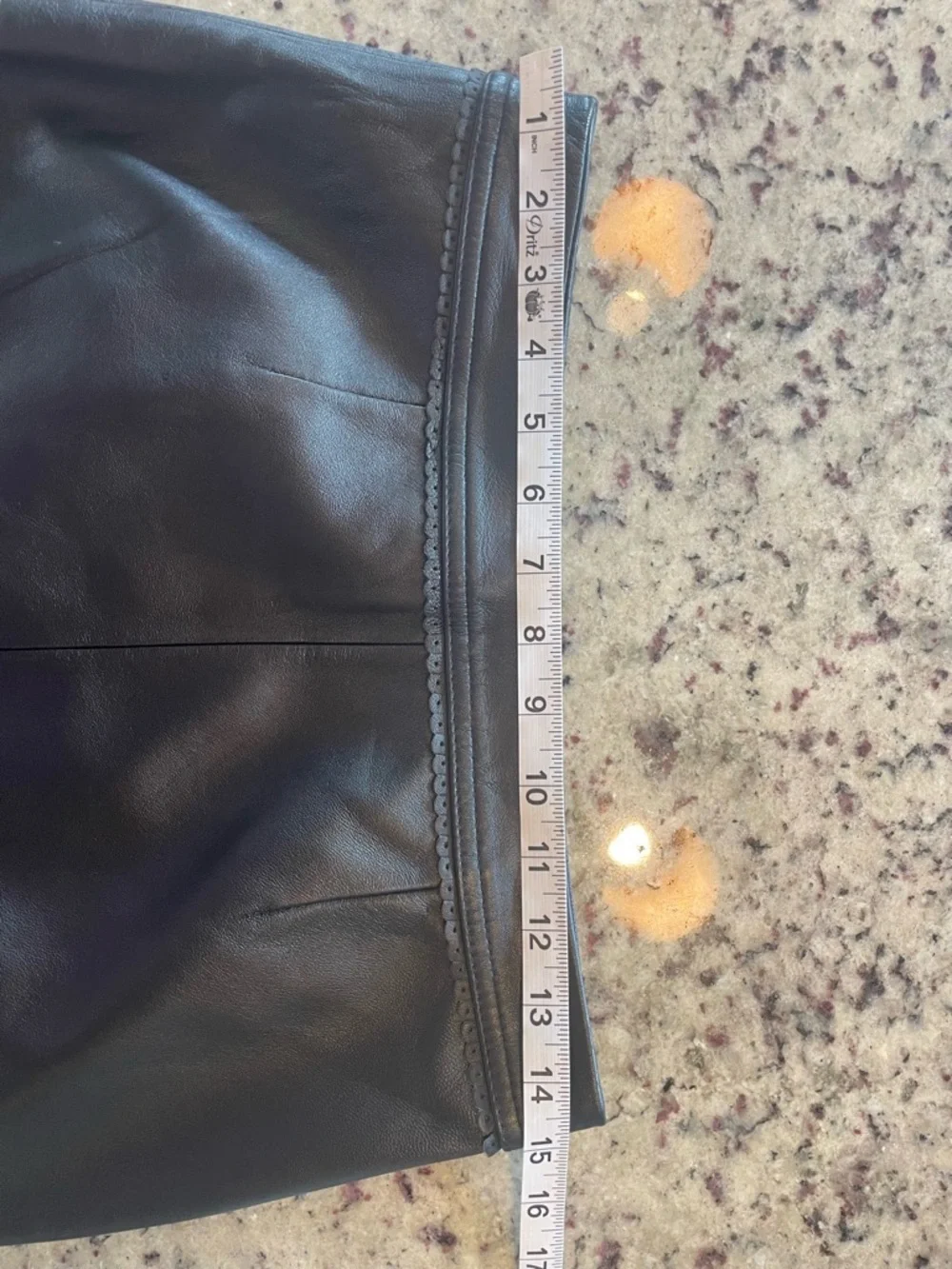 Jaclyn Smith | Skirts | Pristine Vintage Jaclyn Smith Black Leather ...